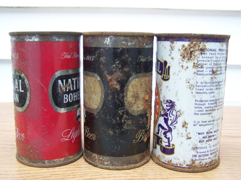 National Bohemian, Bock Beer, Premium Flat Top Beer Cans - Baltimore ...