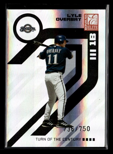 2005 Donruss Elite - Lyle Overbay #87 Turn of the Century /750 for sale ...