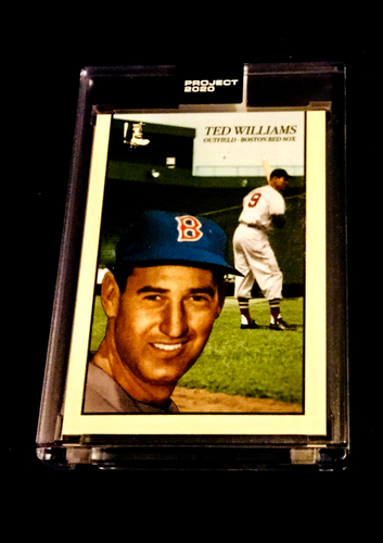 Ted Williams 2020 Topps Project Baseball BOSTON RED SOX 1954 Ver Short ...