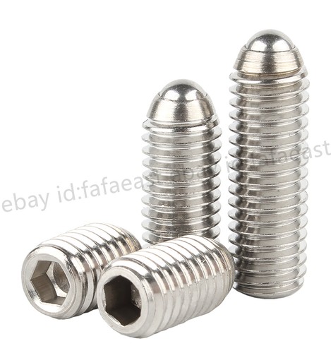 M2.5-M16 Hex Socket Allen Head Spring Ball Set Screw Plunger Point Grub ...