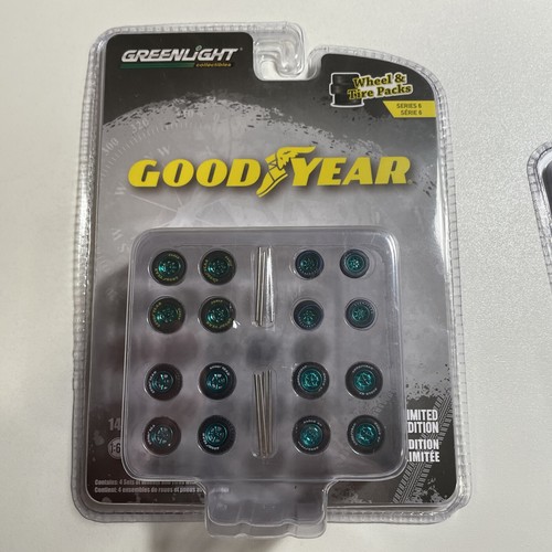 CHASE! GreenLight Wheel Tire Multi-Pack GOODYEAR TIRES Green Machine ...