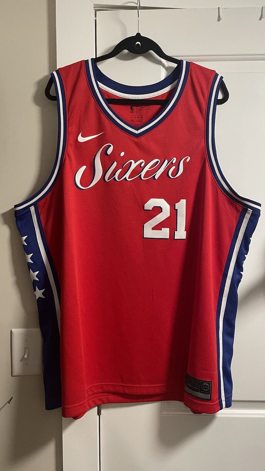 NBA Philadelphia 76ers - Sixers Jersey Embiid 21 Size 3XL | eBay