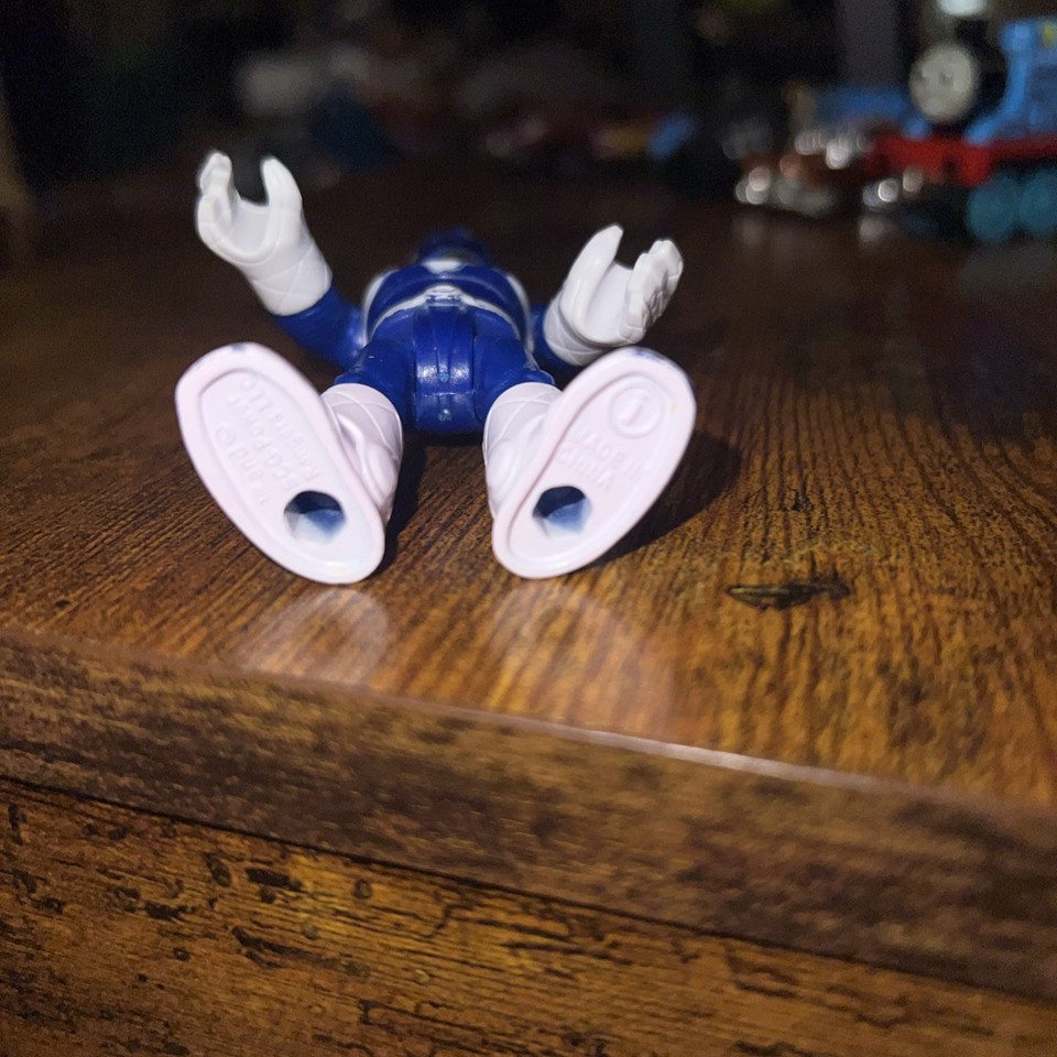 Fisher Price Imaginext Power Rangers Blue RANGER Action Figure ...