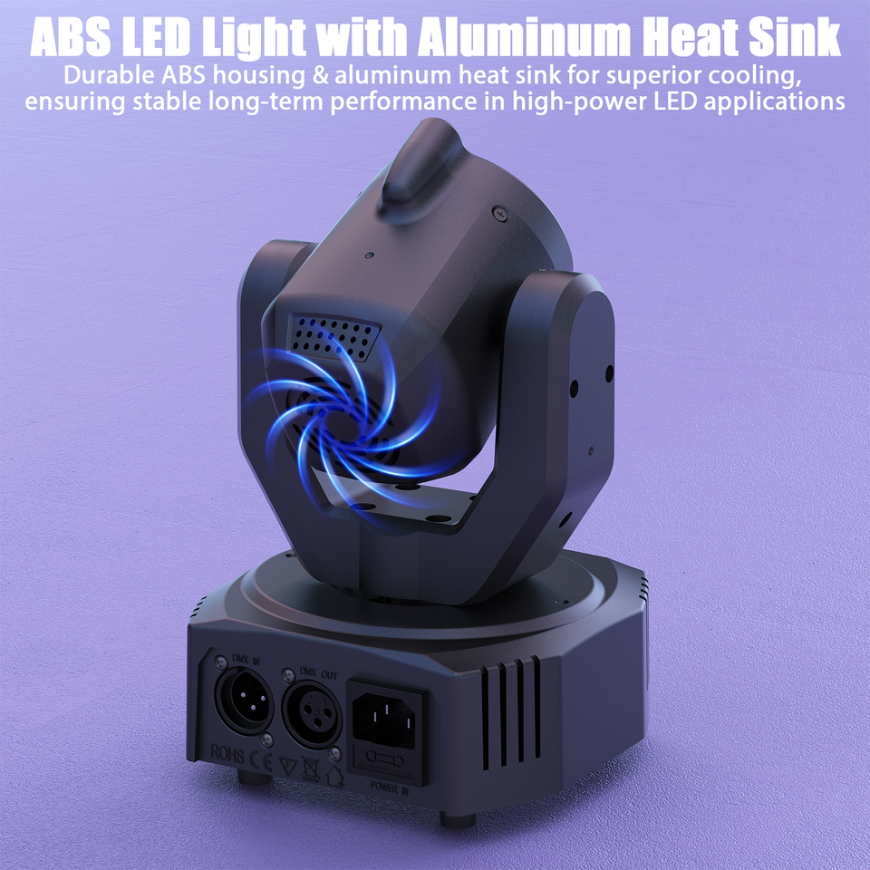 120W LED Laser Moving Head Light RGB Pattern Beam Stage Lighting DJ ...