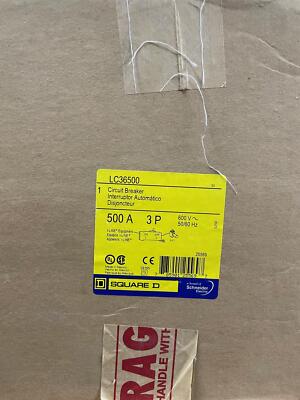 LC36500 I-Line Thermal Magnetic Circuit Breaker by Square D NEW IN BOX ...