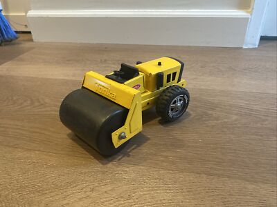 VINTAGE 1950s TONKA TOYS ROAD ROLLER-YELLOW | eBay
