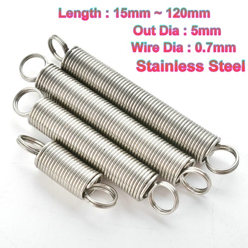 Expansion Extension Tension Spring A2 Stainless 0.7mm Wire Dia ...