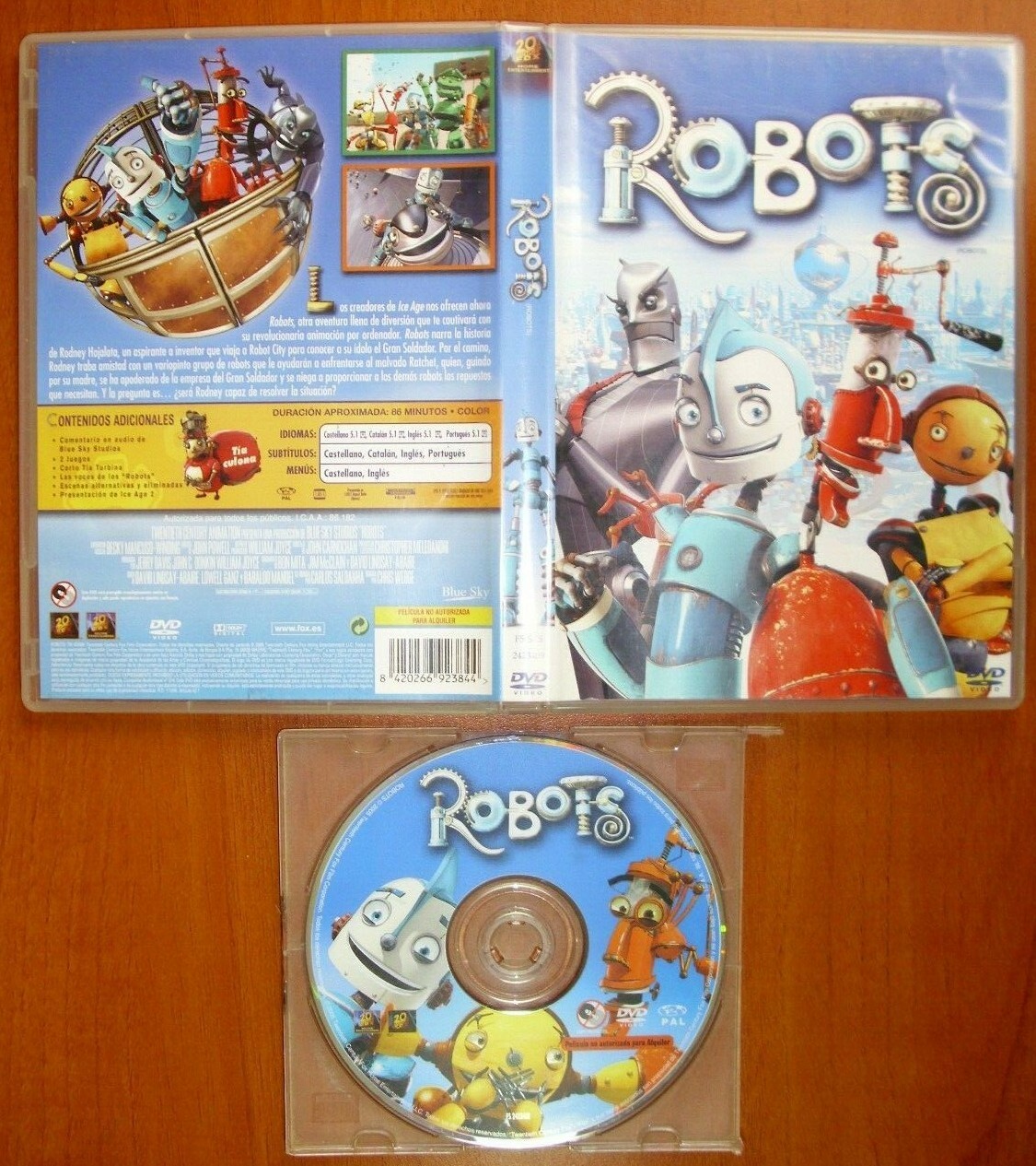 Robots (2005) [DVD] Castellano, Catalán, Inglés, Portugués | eBay