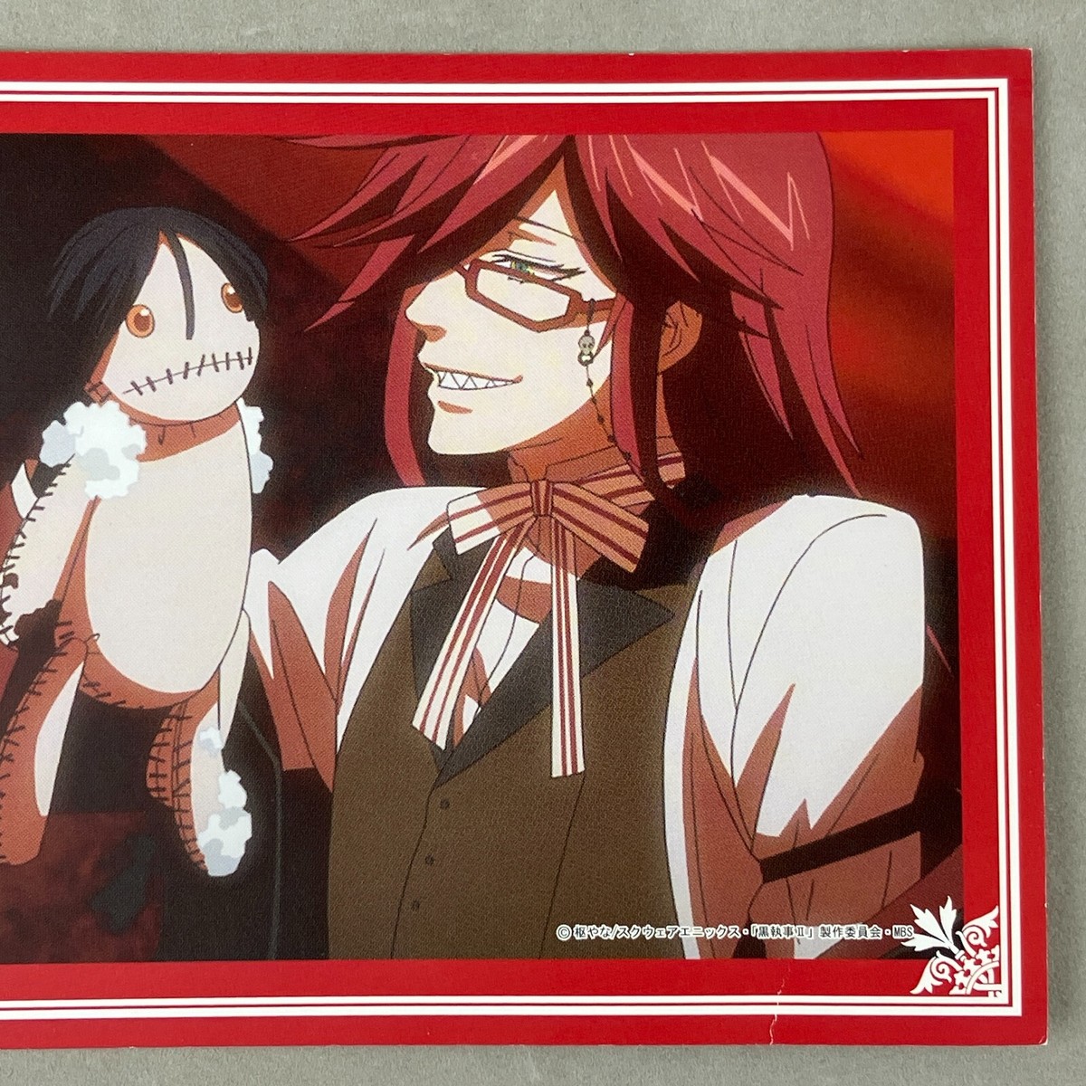 Majordome Noir Chibi Grell Ciel Phantomhive Grell Sutcliff Black