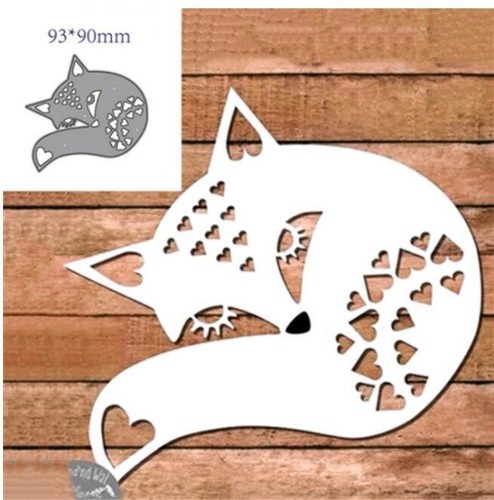 Animal Fox Metal Cutting Dies Stencils Die Scrapbooking Craft Craft ...
