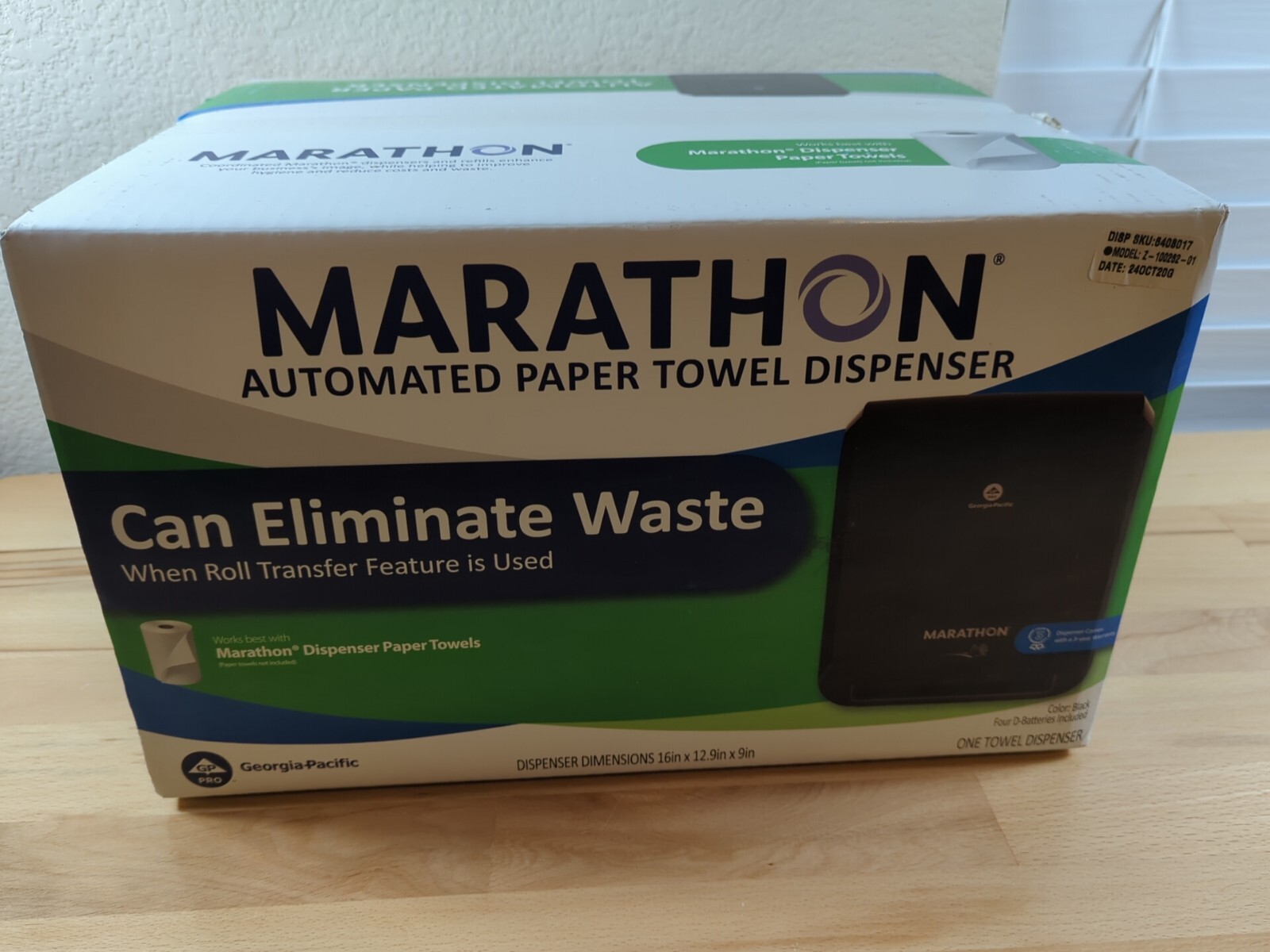 Marathon Automated Paper Towel Dispenser Touch Less Black for sale ...