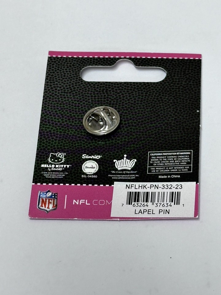 New York Giants Pin Hello Kitty NFL Football Lapel Pin Aminco | eBay