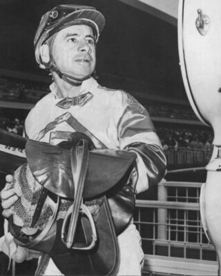 Champion Jockey JOHNNY LONGDEN Glossy 8x10 Photo Print Horse Racing ...