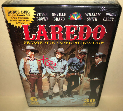 Laredo Season One DVD set 30 episodes w Bonus The Virginian crossover ...