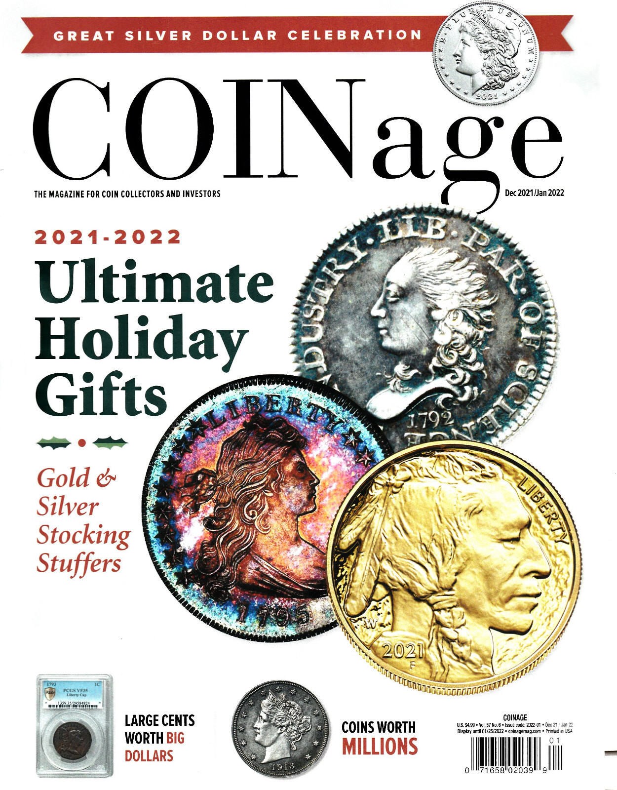 Coin Age Magazine, December, 2021 / January, 2022 * Vol, 57 * No.06 | eBay