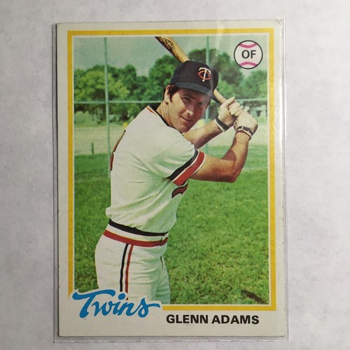 1978 Topps #497 Glenn Adams - Minnesota Twins - Excellent-Mint ...