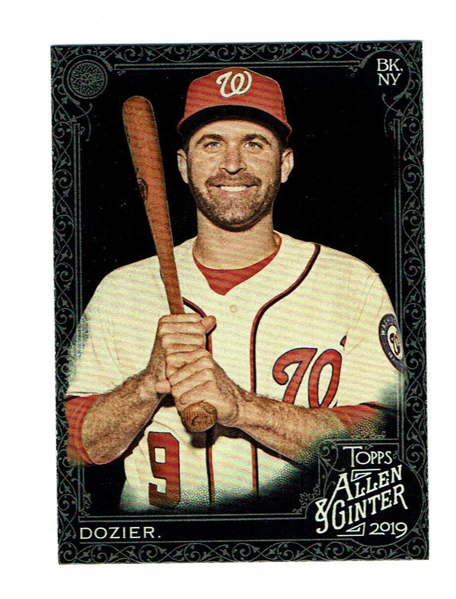 2019 Topps Allen & Ginter X Brian Dozier #244 Washington Nationals | eBay