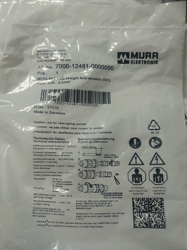 1pc MURR 7000-12481-0000000 New Connector | eBay