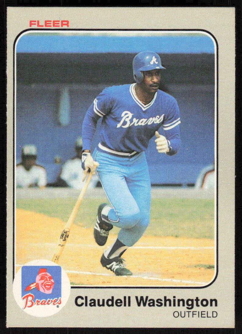 1983 Fleer #150 Claudell Washington - FREE SHIPPING | eBay