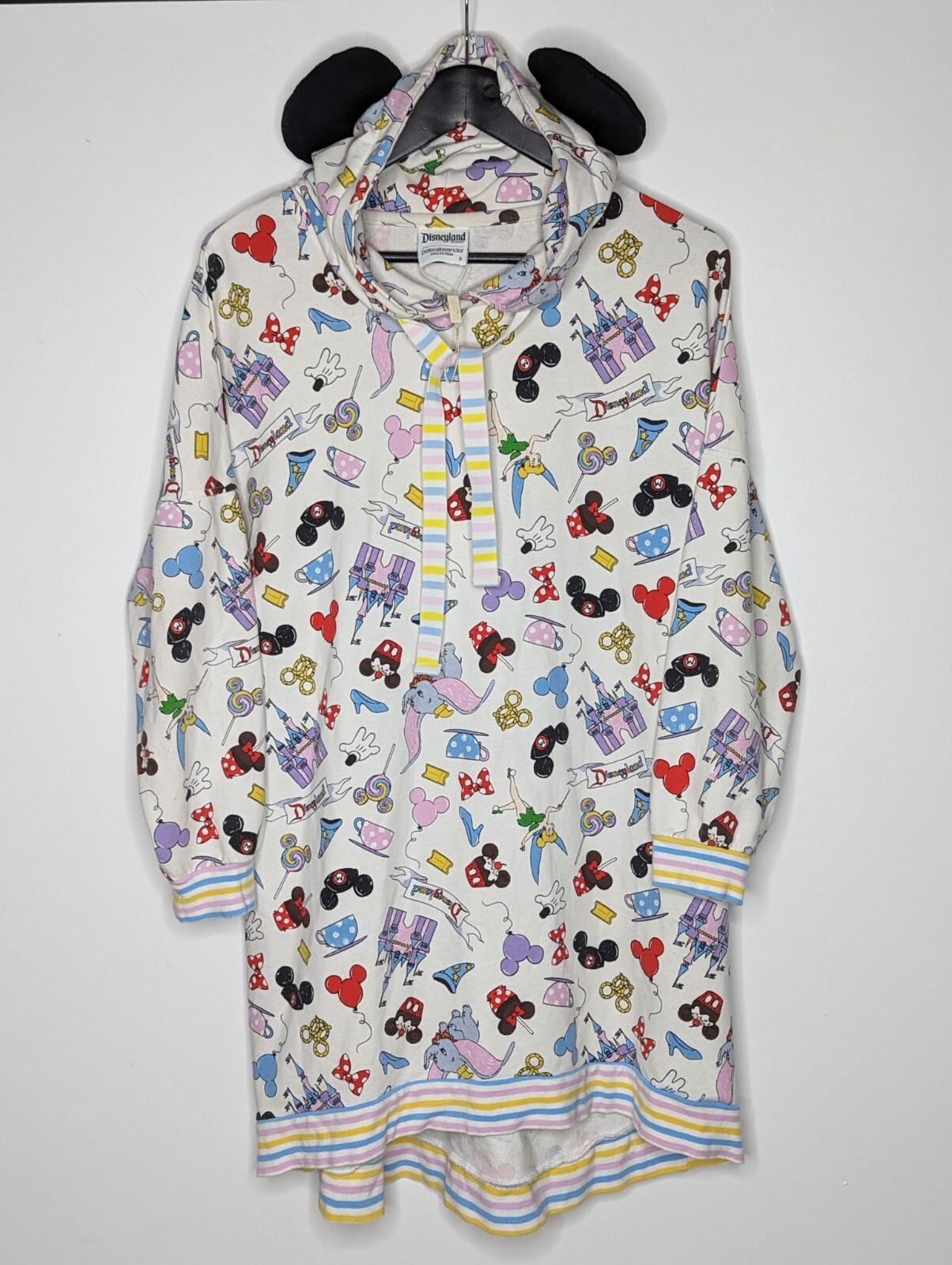 Disney Resort Peter Alexander Collection Mickey Ears Hoodie Tinkerbell ...