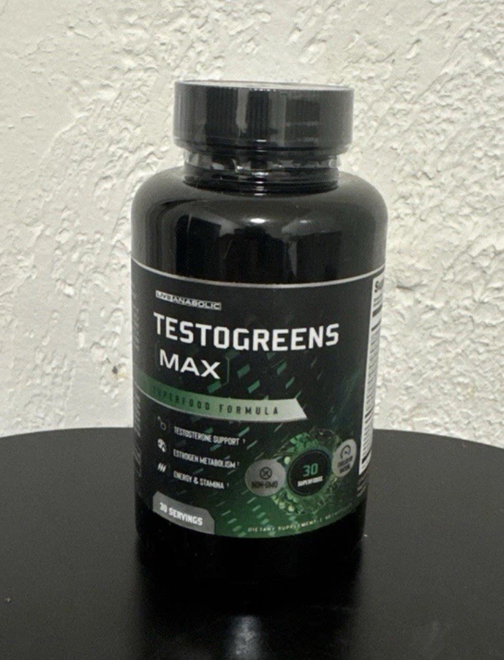 Live Anabolic Testogreens Max Daily Capsule Supplement For Men 30 Caps ...