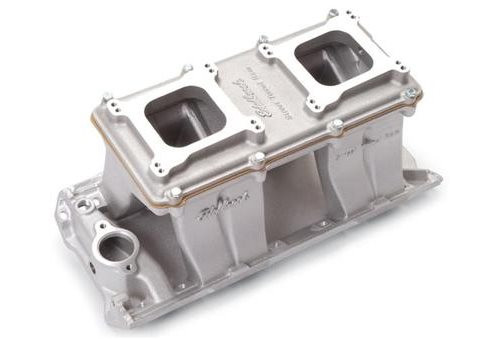 Edelbrock Street Tunnel Ram Intake Manifold 7115 BBC Fits Oval Port ...