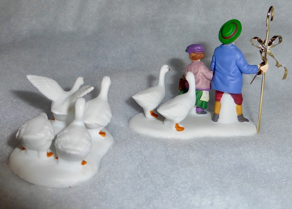 6 "Six Geese A Laying" Twelve Days of Dickens Village Department 56 | eBay