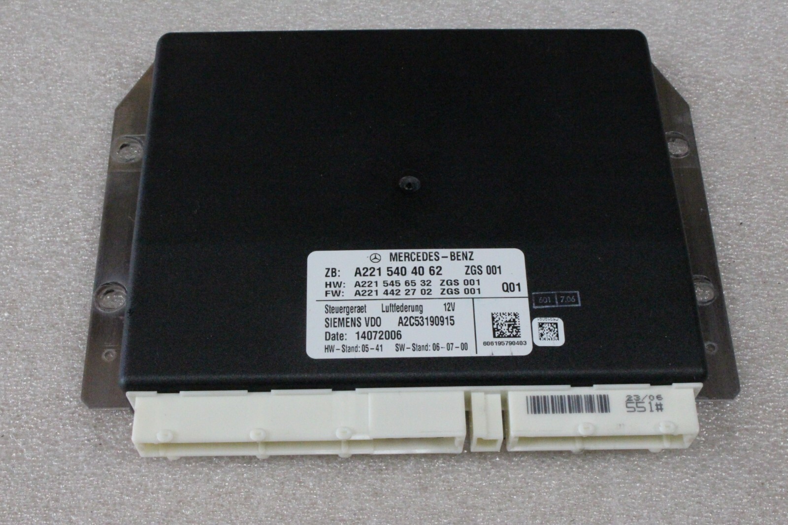 W221 W216 Mercedes Pneumatic Air Suspension Airmati Control Unit Module ...