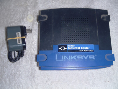 Lot of 5 - Linksys BEFSR41 4-Port 10/100 Wired Router (BEFSR41 v4.3 ...