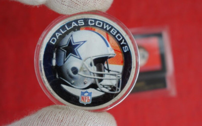 DALLAS COWBOYS 1 Oz American Silver Eagle $1 US Coin Colorized NFL ...