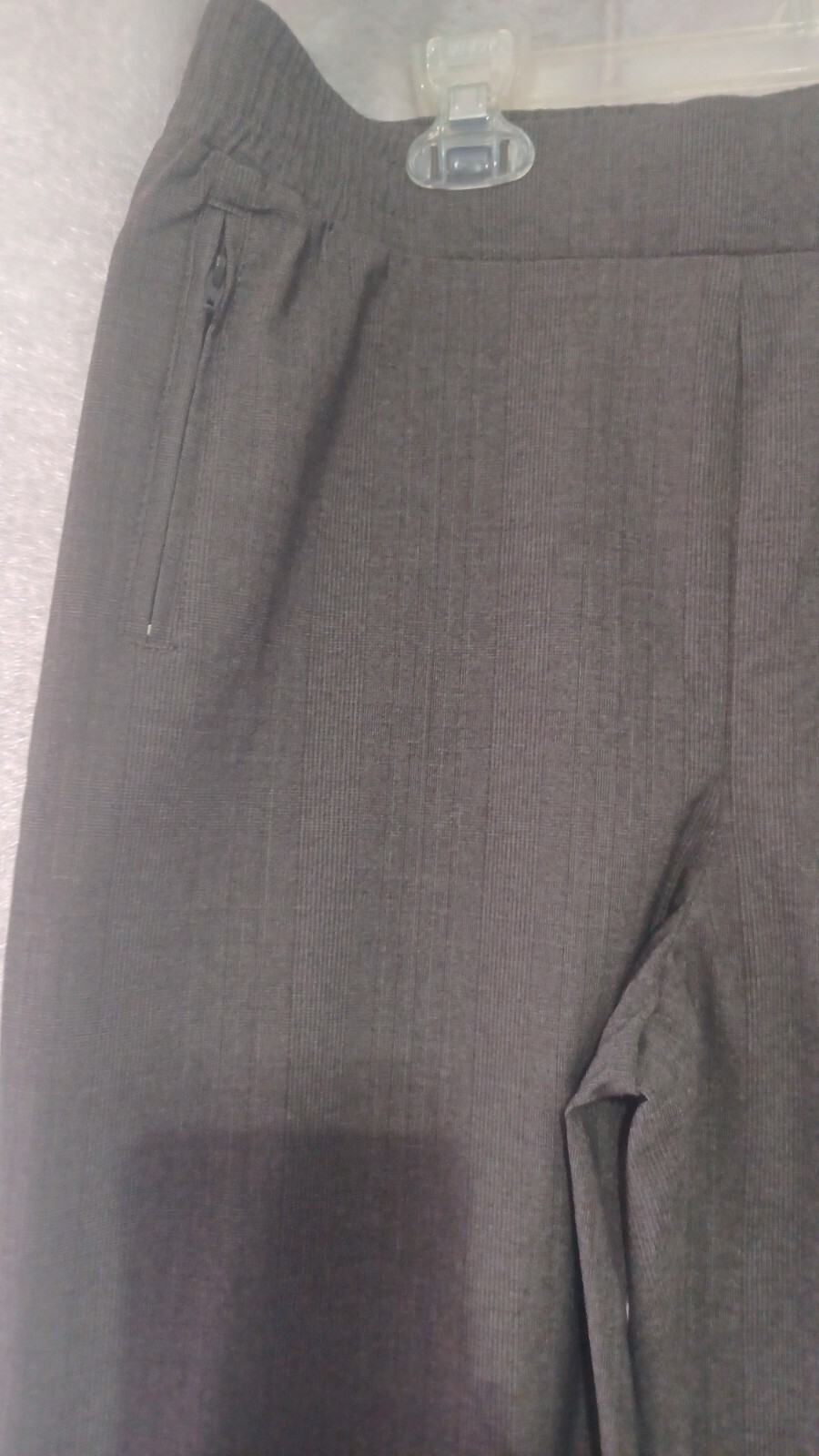 New Retrology Women Pants Large Pull On Comfort Waist Brown Tech ...