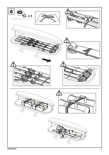 Thule Flow White Low Profile Locking Cargo Case in Great Condition! | eBay