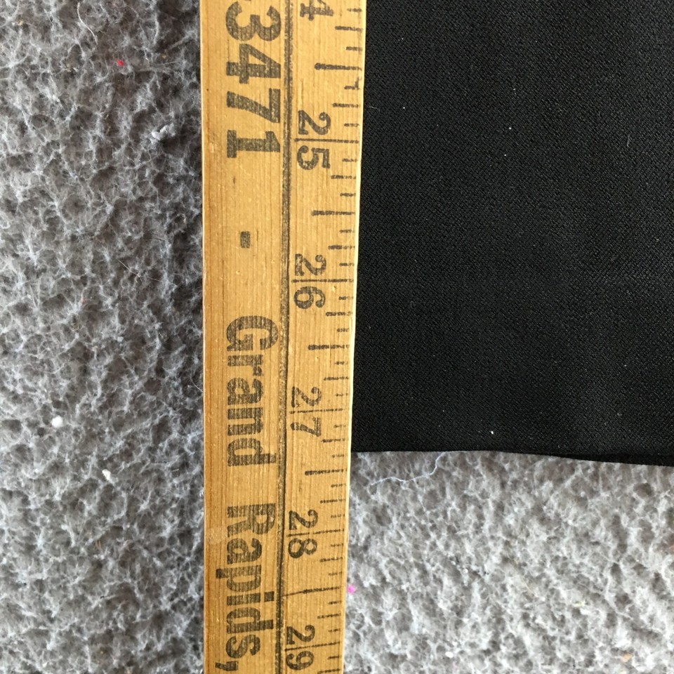 Talbots Barely Bootcut Dress Pants Womens 8P Black Mid Rise Flat Front ...