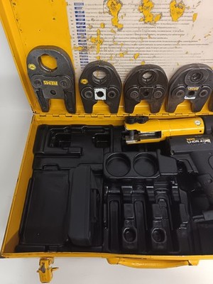 REMS Mini Press 22V ACC 4x Jaws 15 22 28 35mm and M10 Rod Cutter | eBay UK