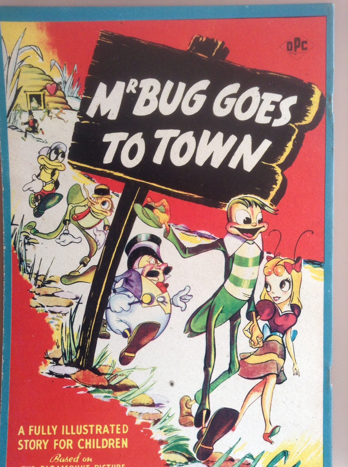 MR BUG GOES TO TOWN-1941 VINTAGE CHILDRENS BOOK-BASED ON THE FILM ...