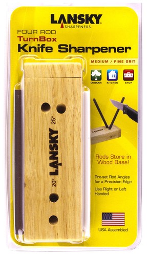 LANSKY Sharpeners 4 Rod Ceramic Turn Box Knife Sharpener | eBay