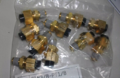 10PCS NEW FIT FOR C1N3/8 PT1/8 joint Brass Fitting C1N3/8-PT1/8 | eBay