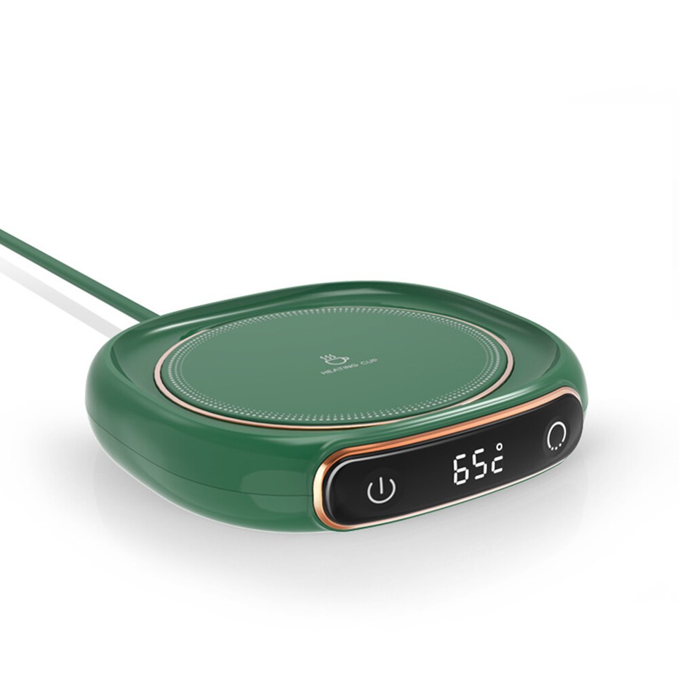 Electric Heated Coaster Home Office Portable Heating Pad Coffee Mug Cup ...