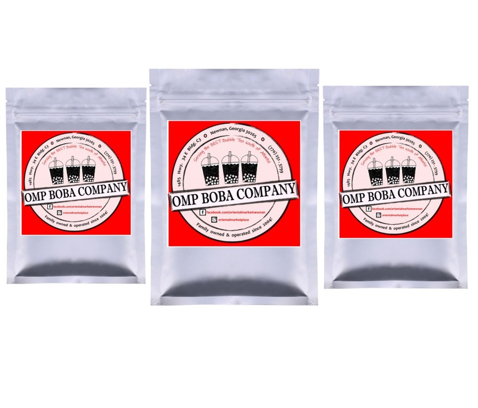 JUMBO Boba Bubble Tea Kit DIY Makes 30+ Drinks MANGO TARO HONEYDEW cups ...