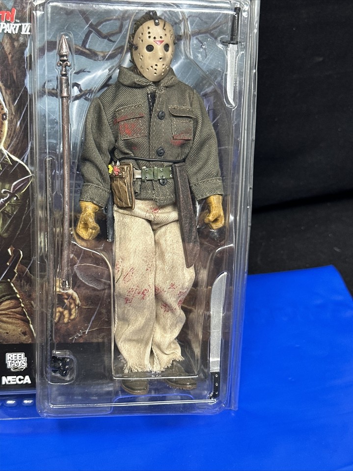 NECA Friday the 13th Part 6 VI Jason Voorhees 8" Retro Clothed Figure ...