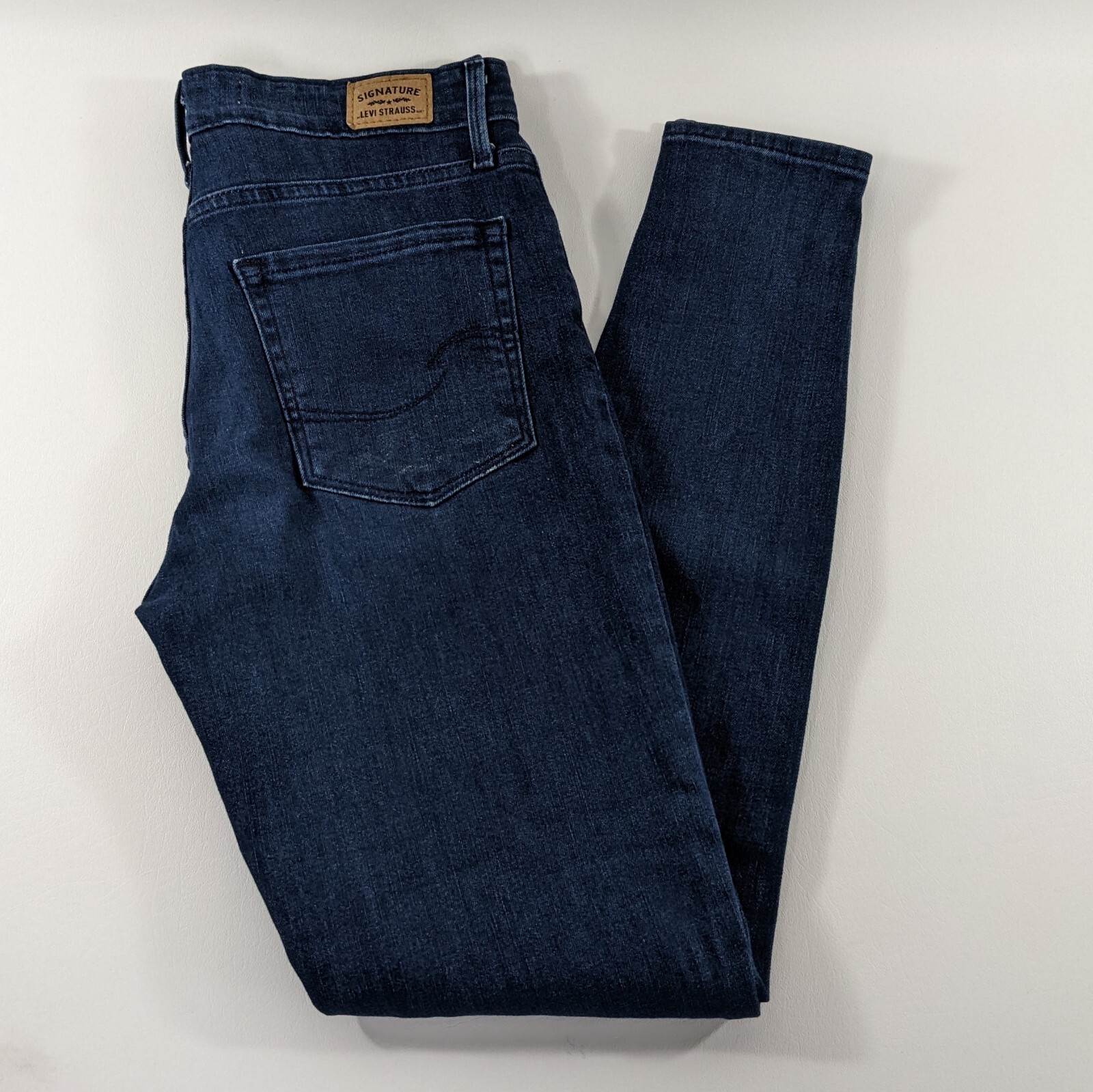 Levi’s Signature Mid Rise Super Skinny Blue Jeans Wom… - Gem