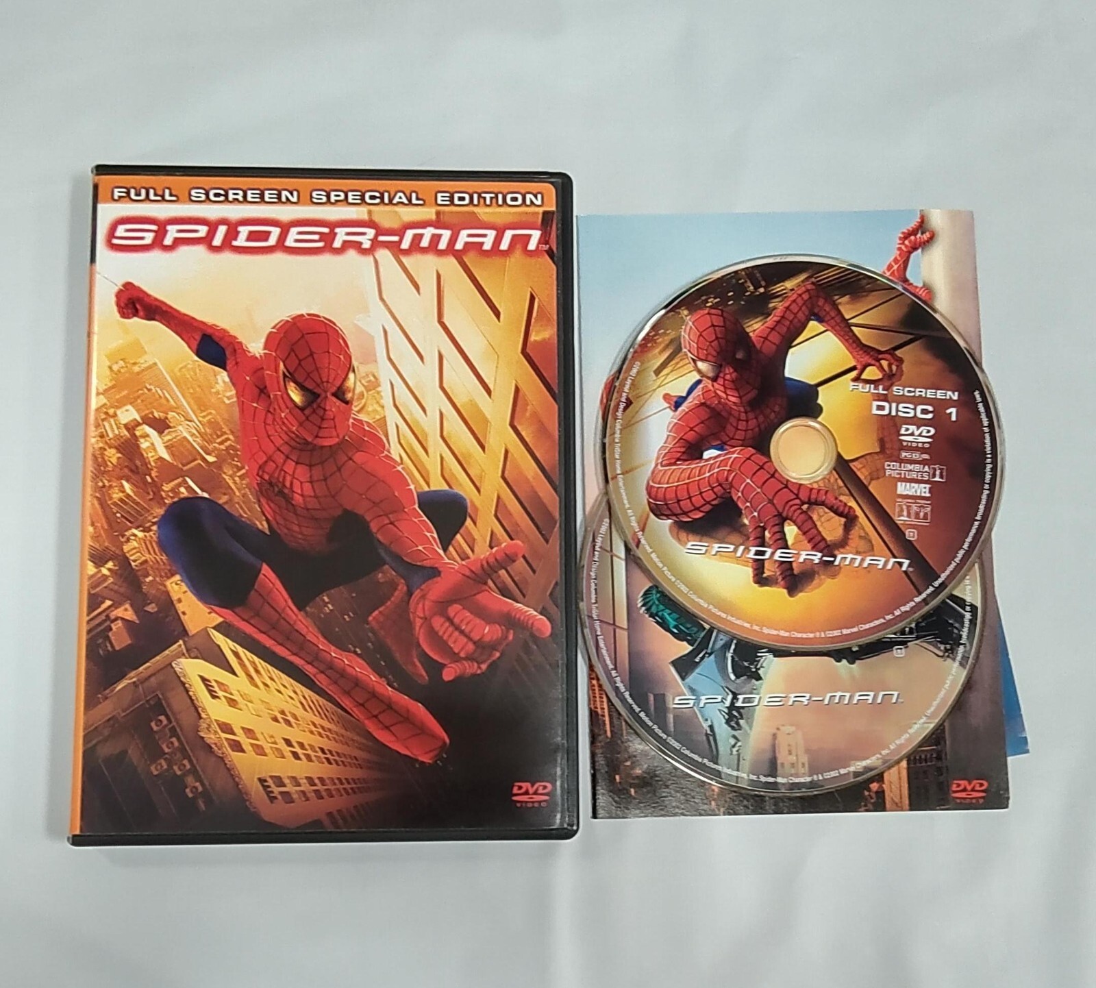 Spider-Man Full Screen Special Edition 2-Disc DVD Set (UVG) 43396061903 ...