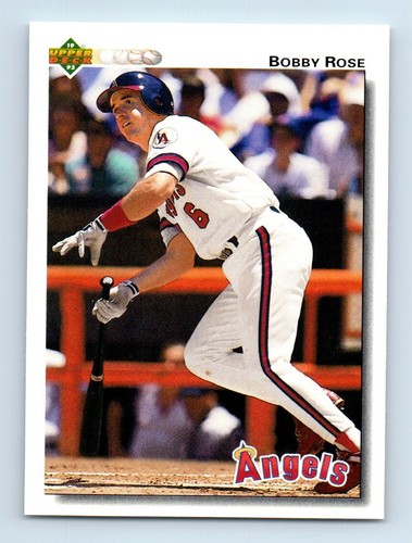 1992 Upper Deck Bobby Rose California Angels #611 | eBay