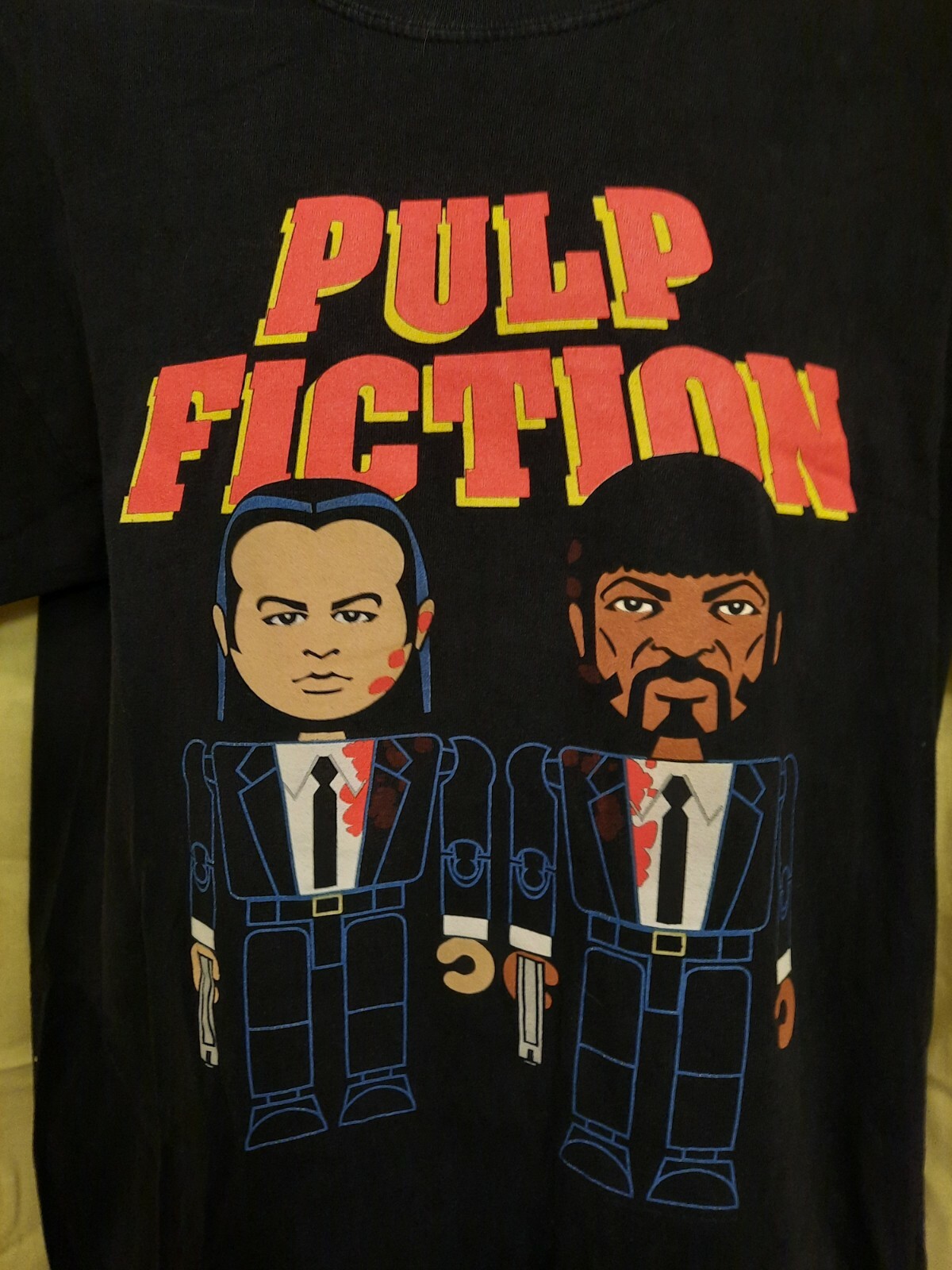 Vintage 2000's Pulp Fiction Caricature Movie Promo T-… - Gem
