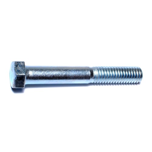 7/16"-14 x 3" Zinc Plated Grade 2 / A307 Steel Coarse Thread Hex Bolts ...