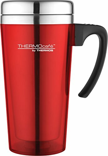 Thermos ThermoCaf Translucent Travel Mug, Red, 420 ml | eBay