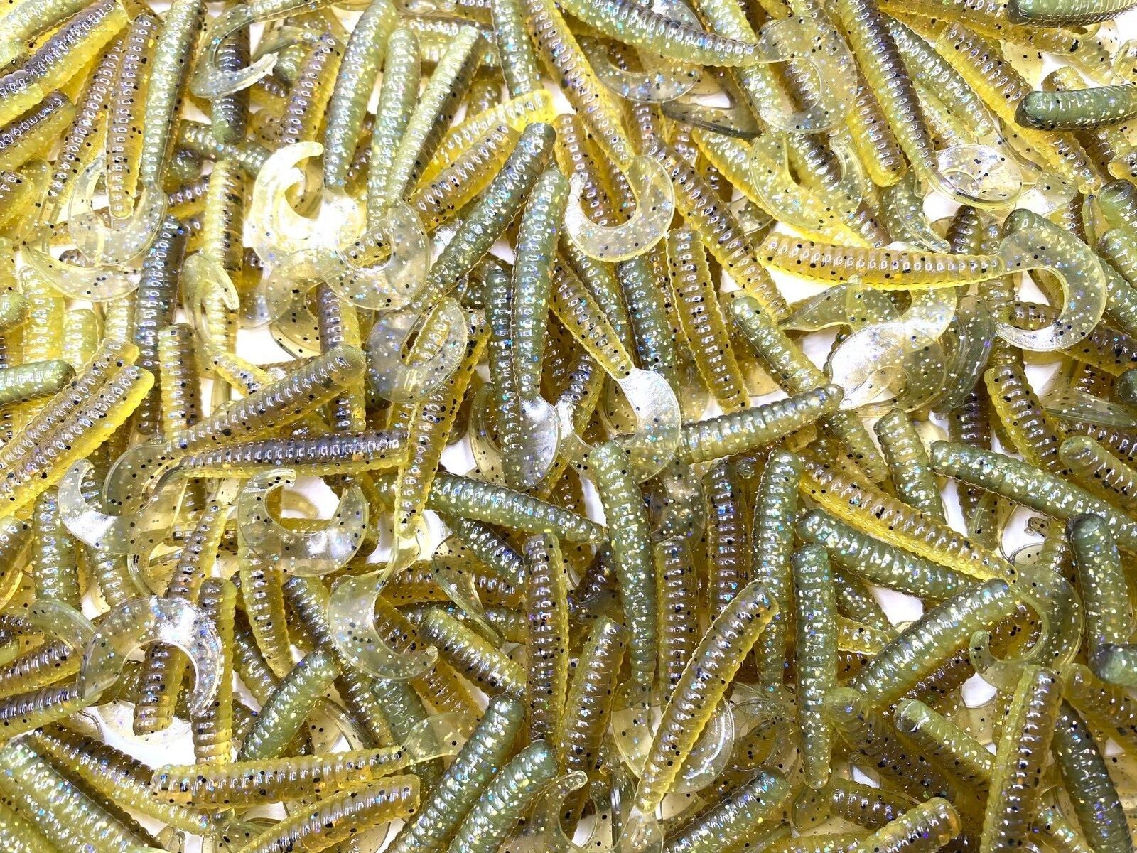 Kalin's Style Curly Tail Grub Fishing Lure Crappie/Bream/Panfish/Bass ...