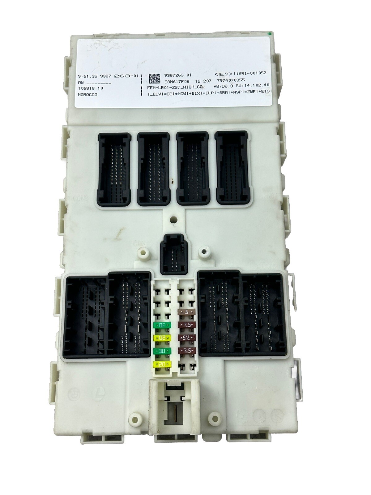 BMW M4 F82 Front Body Control Module Unit BCM 2015 2016 2017 2018 2019 ...