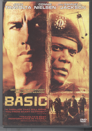 Basic (2003 WS DVD) John Travolta Samuel L Jackson Connie Nielsen Tim Daly Drama | eBay
