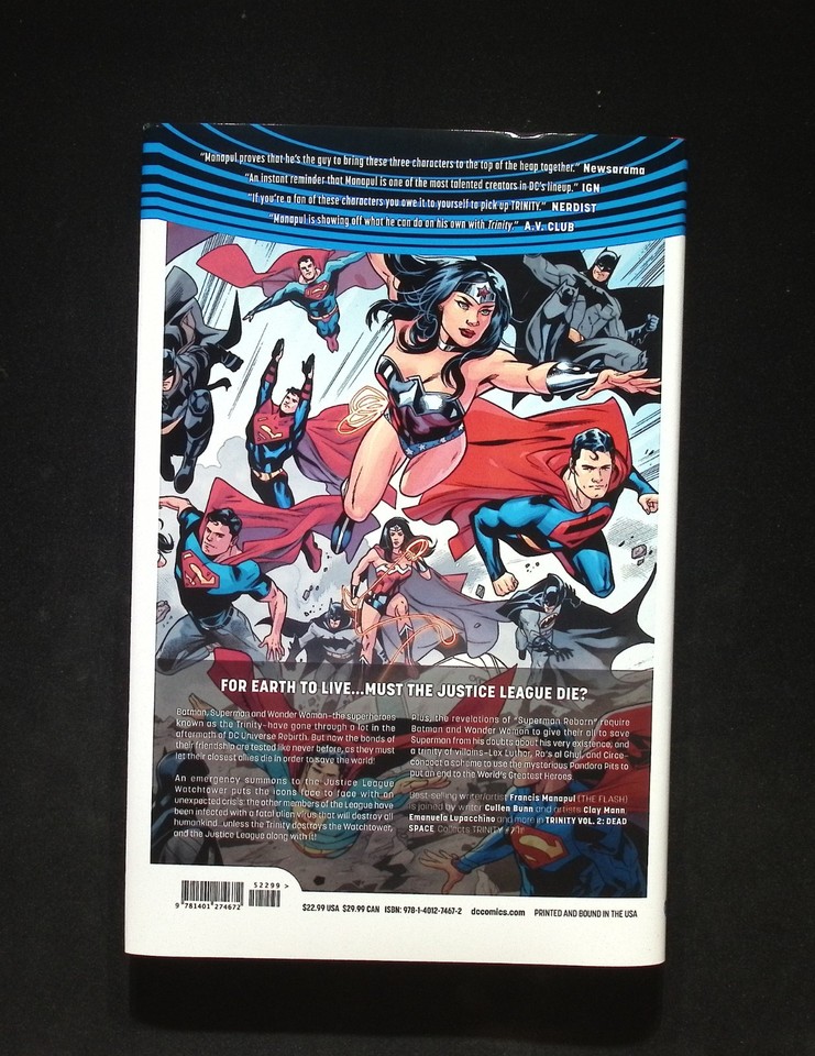 Trinity DC Universe Rebirth Vol. 2 Dead Space Hardcover DC Comics Graphic Novel | eBay